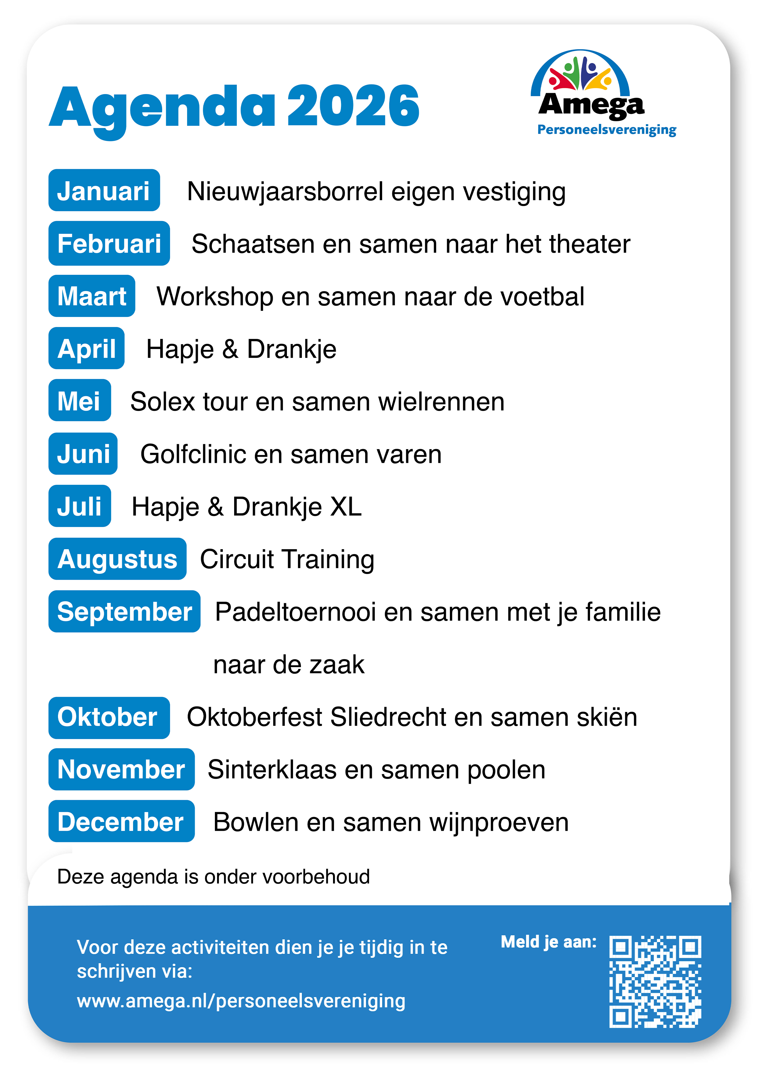 Personeelsvereniging | Amega