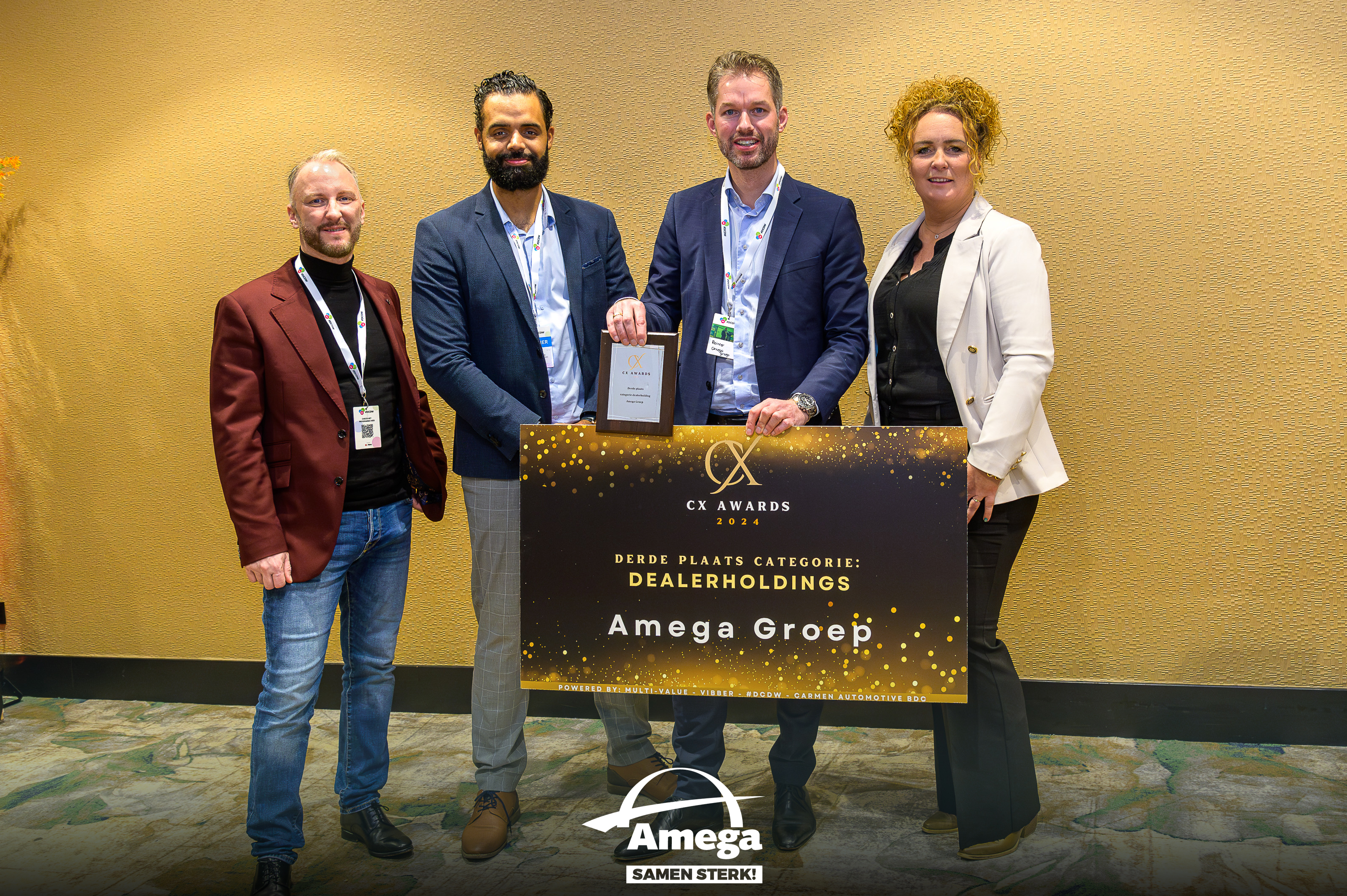 Onderscheidingen voor de Amega en Amega bedrijven